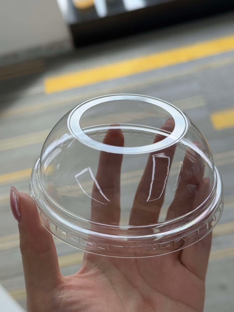 100pcs Dome with BIG OPEN hole pet lid 90mm/95mm/98mm | Shopee Philippines