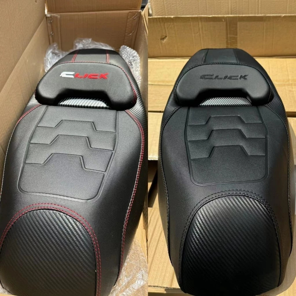 CLICK V1/V2 CAMEL BACK SEAT ASSY WITH EMBROID LOGO CARBON DESIGN FOR ...