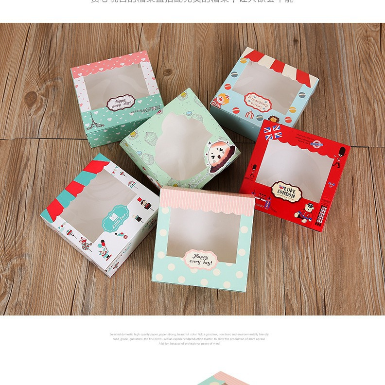 Cake Box Packaging S/M/L cupcakes boxes Wedding/Birthday home party ...