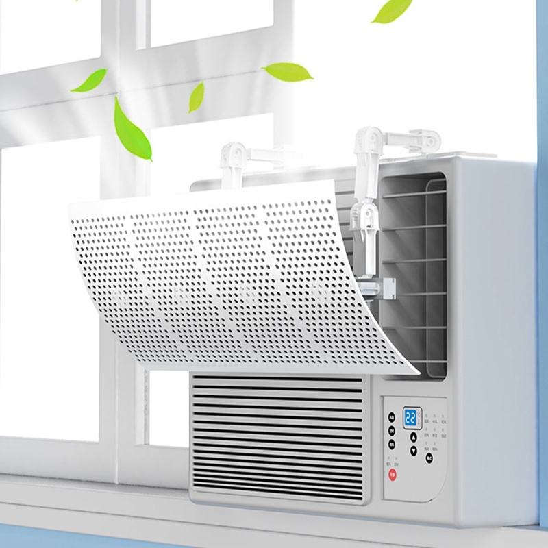 Window Type Aircon Windshield Adjustable Deflector Prevent Cold Air ...