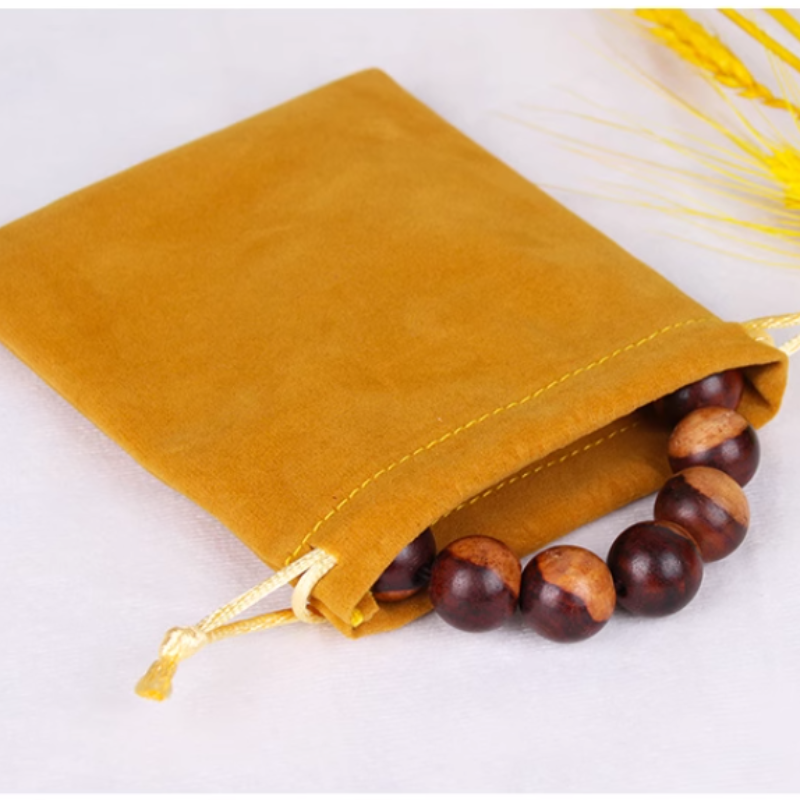 1pc Colored Velvet Fabric Silk Drawstring jewelry Packing Bag Velvet ...
