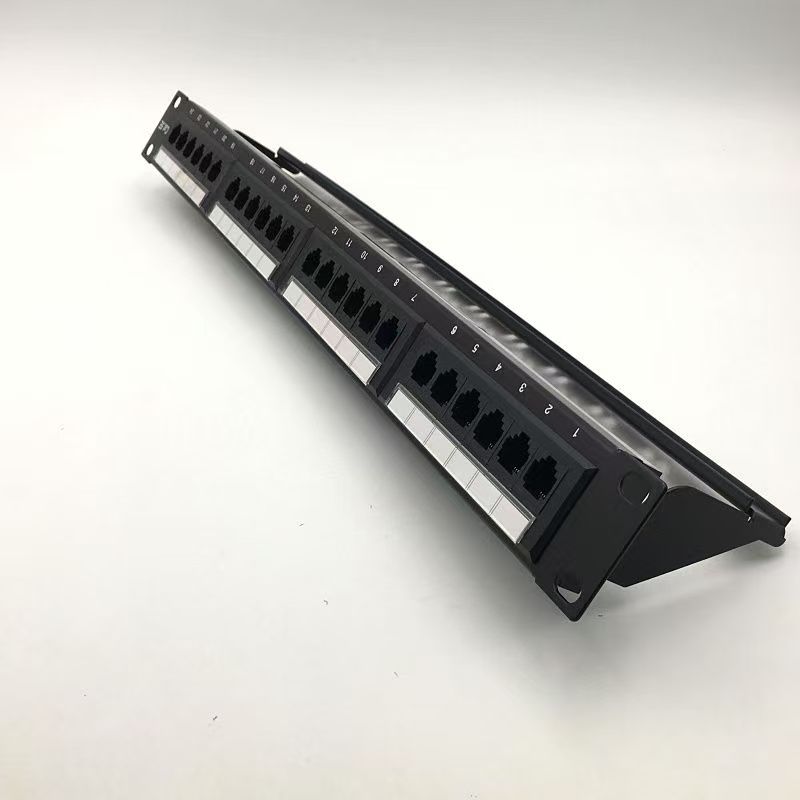 24/48 port unshielded CAT6CAT5 network distribution frame 1U cabinet ...