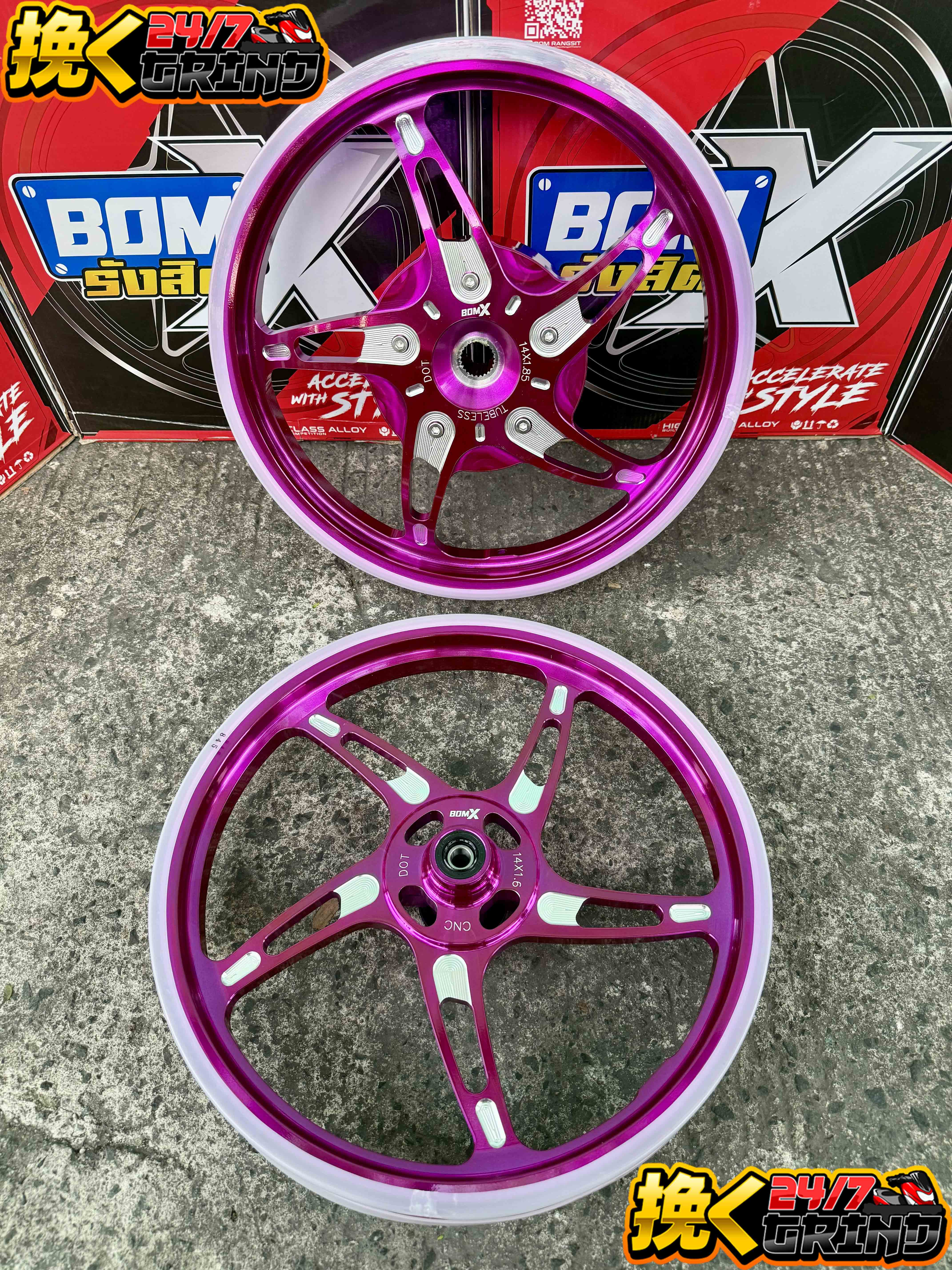 BOM RANGSIT MAGS LUNA For Honda Click 125 / 150 v1 v2 v3 (5 Spokes ...