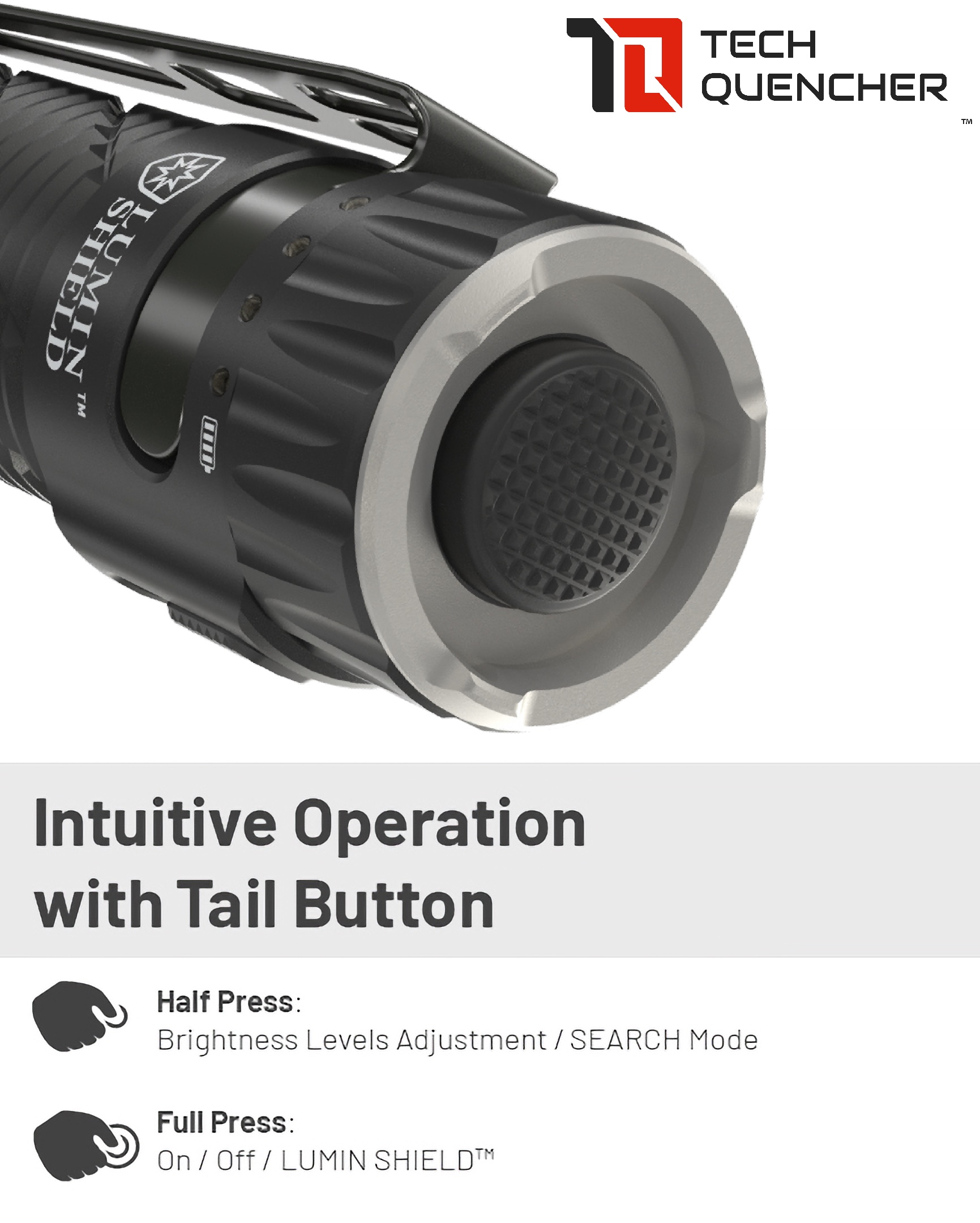 Nitecore EDC35 Flashlight with Lumin Shield - 5000 Lumens - USB-C Rechargeable - 550m beam ...