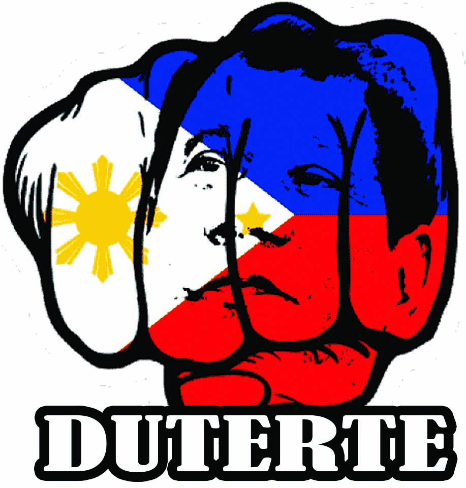 Hand flag stickers, Philippines flag hand, Du30. duterte | Shopee ...