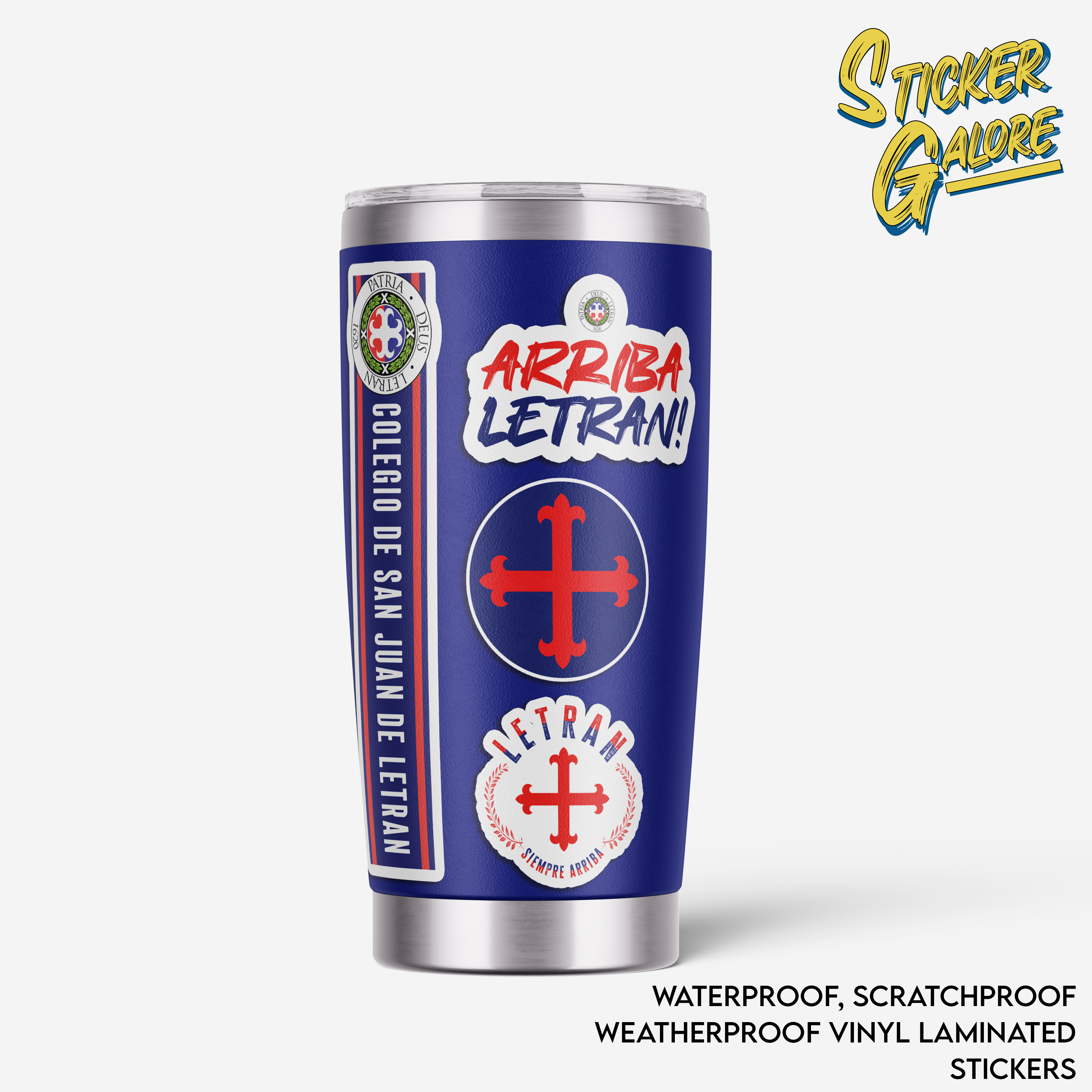 COLEGIO DE SAN JUAN DE LETRAN WATERPROOF STICKER FOR CAR AND TUMBLER ...