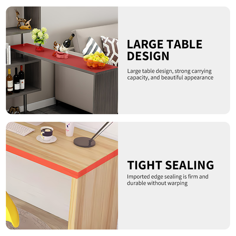 COD⚡ Nordic Bar Table Bar Counter Partition Wine Cabinet Rotating 360 ...