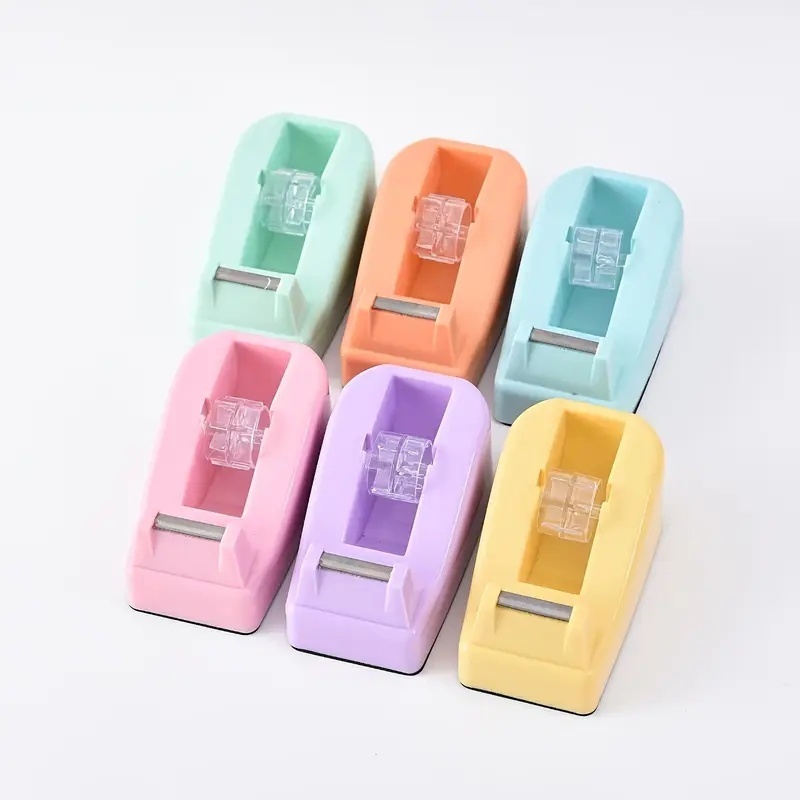 Small Tape Cutter Stationery Tape Holder Adhesive Paper Cutting ...