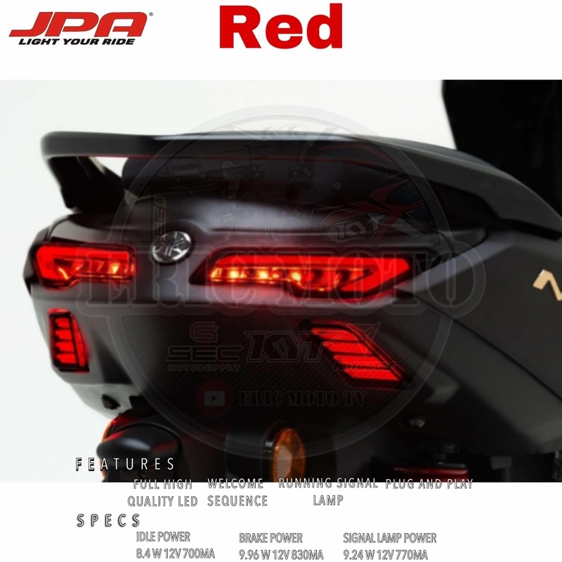 yamaha nmax v3 jpa tail light / JPA tail light for nmax turbo / yamaha ...