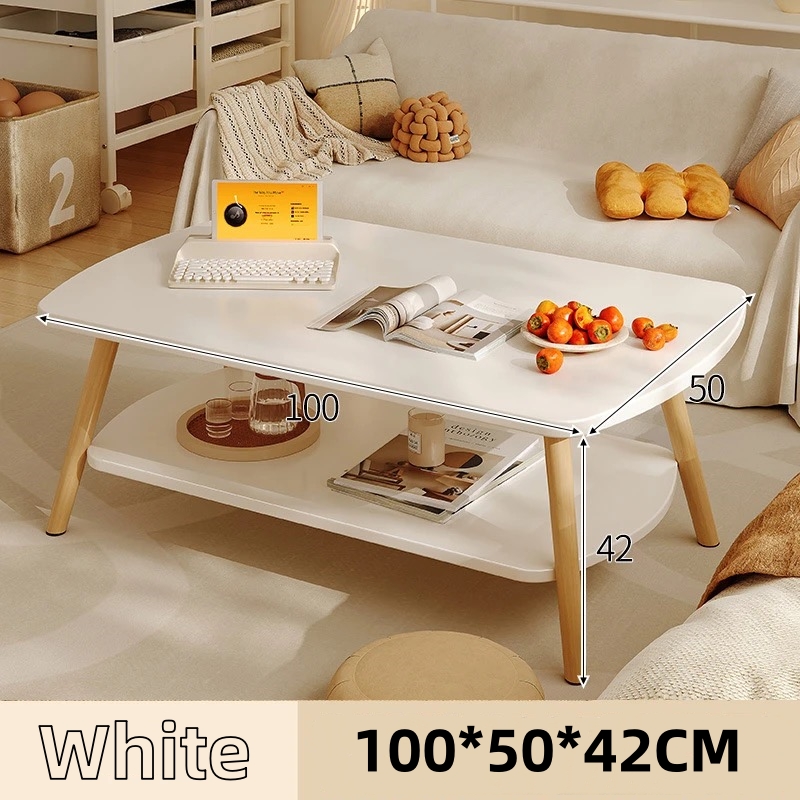 Simple Center Table Living Room Dining Table Oval End Table Solid Wood ...