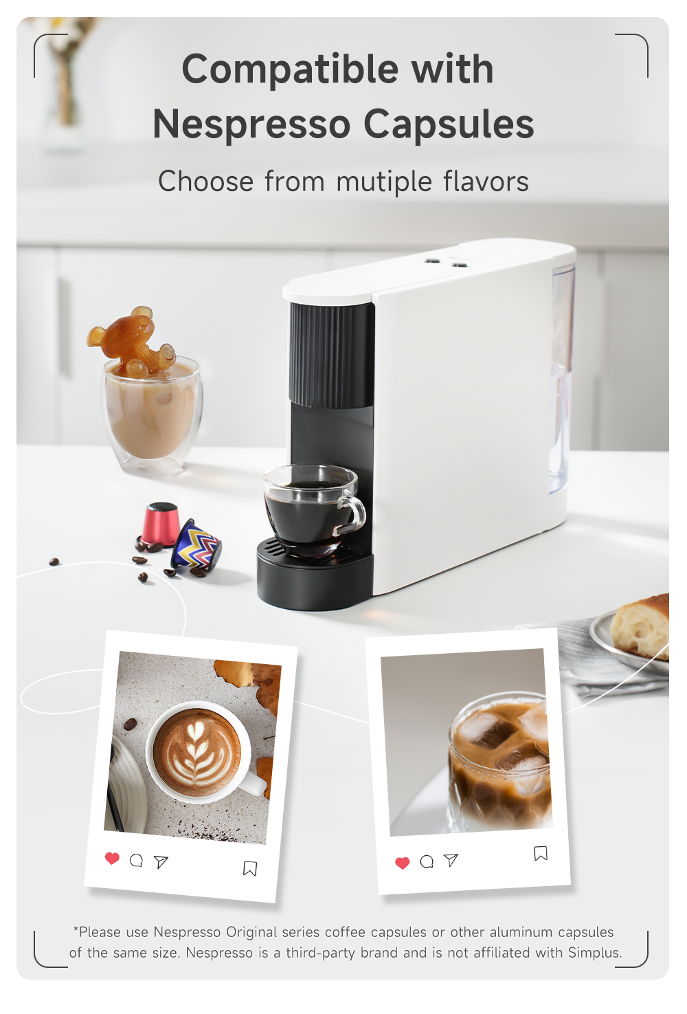 Simplus Coffee Maker Coffee Machine | Shopee Philippines