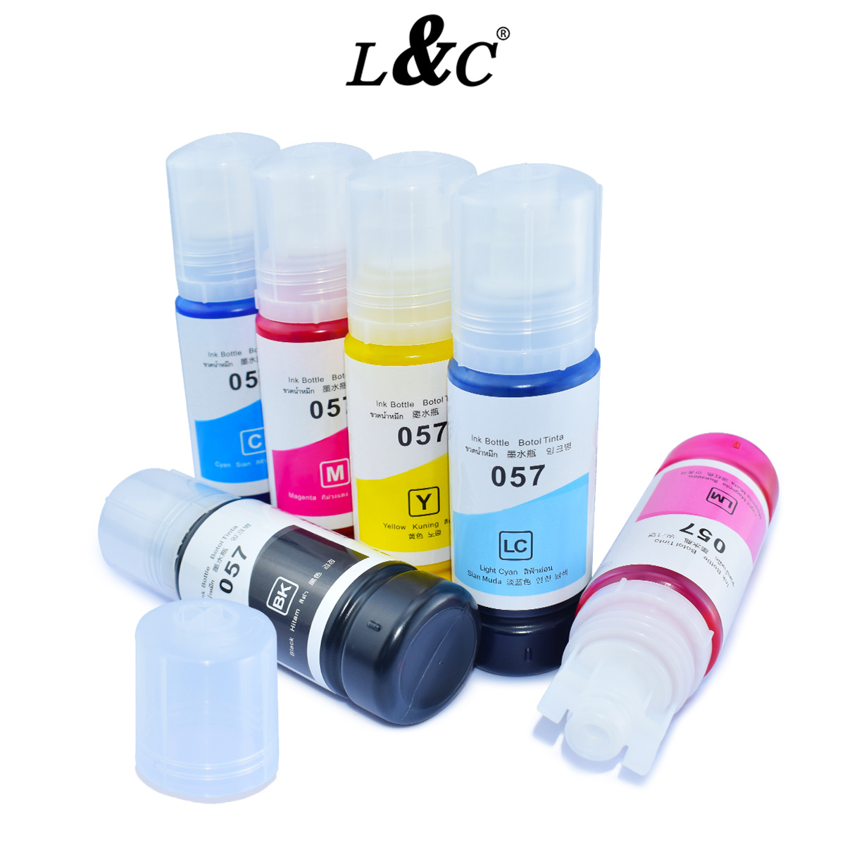 L&C 057 Dye Ink For Epson L8050 L18050 L 8050 L 18050 Printer For Epson ...