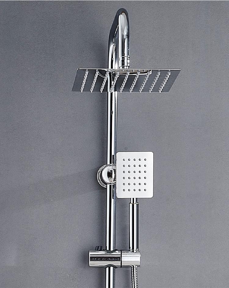 Shower Set with faucet stainless Steel 2in1 With Rainfall 8 Inch & Hand ...