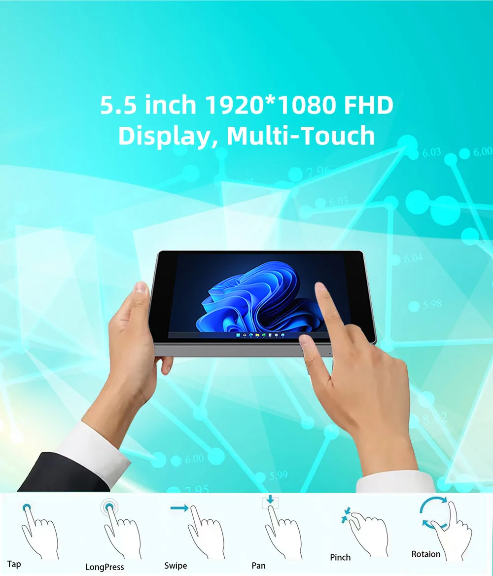 SZBOX JX2 N5105 Pocket MINI PC WINS 11 WIFI6 BT5.2 DDR4 M.2 2280 NVME ...