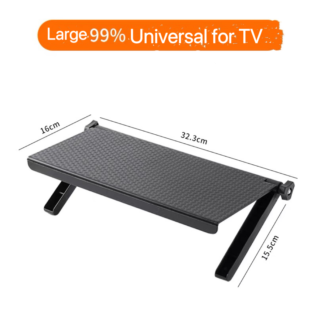 Adjustable TV Screen Top Storage Shelf Rack Computer Monitor Organizer ...