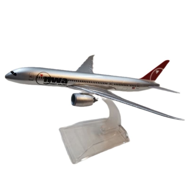 Northwest Airlines Boeing 787 Diecast Toy Airplane Model - 6 Inches ...
