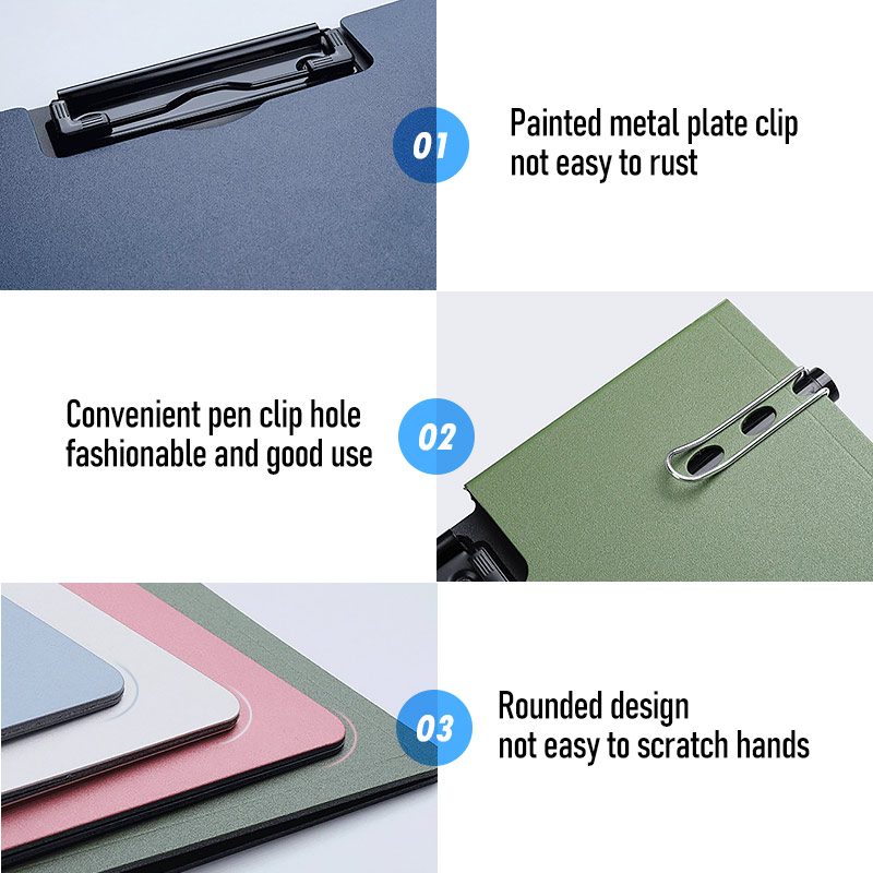 Double Clip with Cover Long Clipboard Long Clipboard File Clip ...