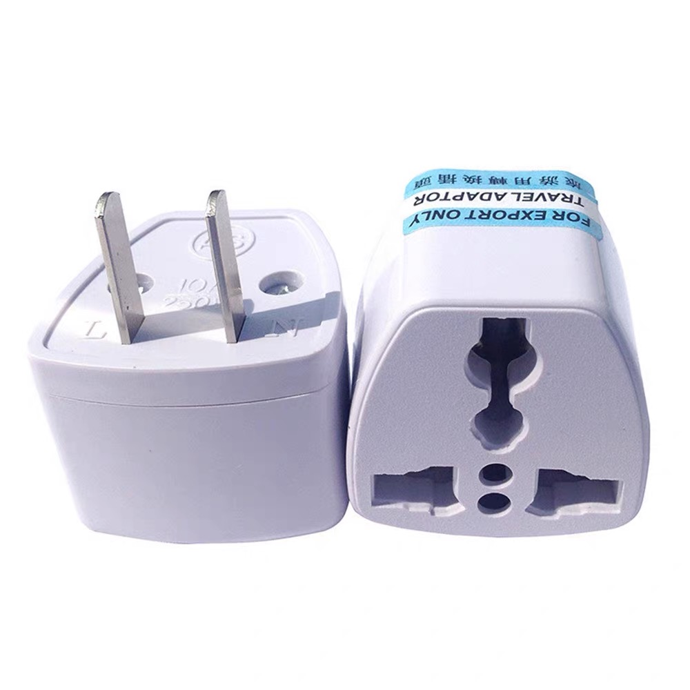 ZH564 2pcs/Pack Universal Plug Adapter Standard two-pin Adapter Plug ...