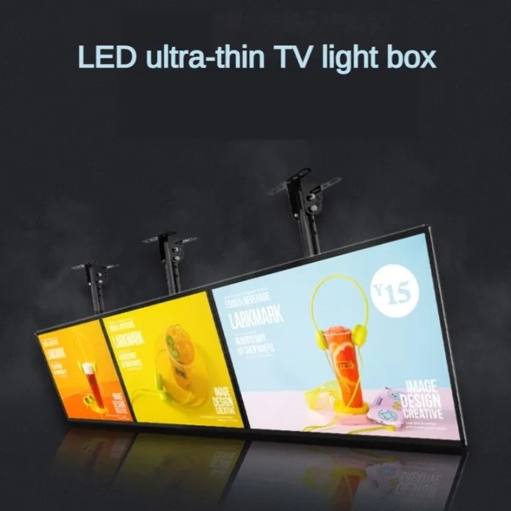 LED TV Light Box Menu Board LED Light Box Menu Board Hanging For ...