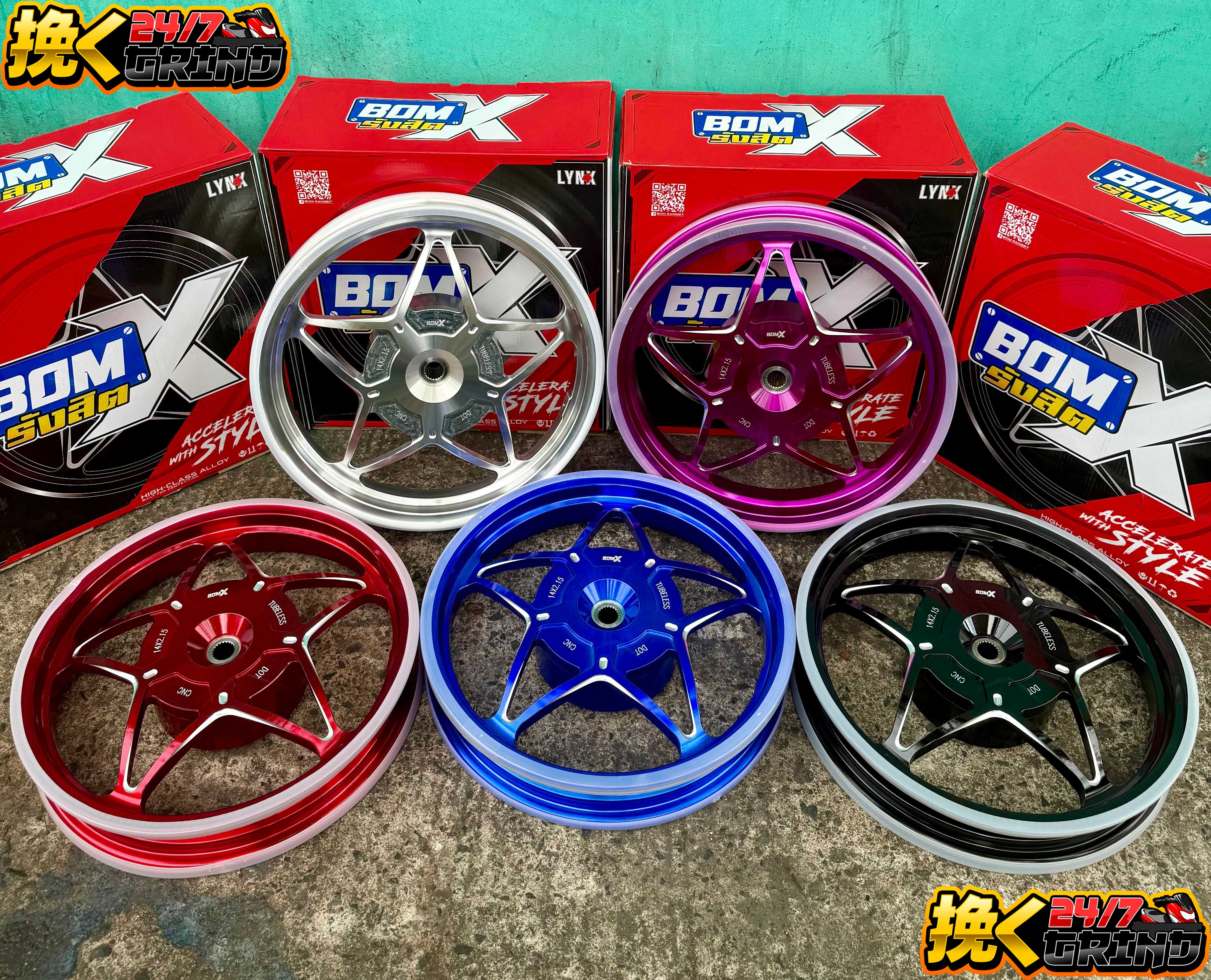 BOM RANGSIT MAGS STAR For Click 125 / 150 v1 v2 v3 (5 Spokes) | Shopee ...