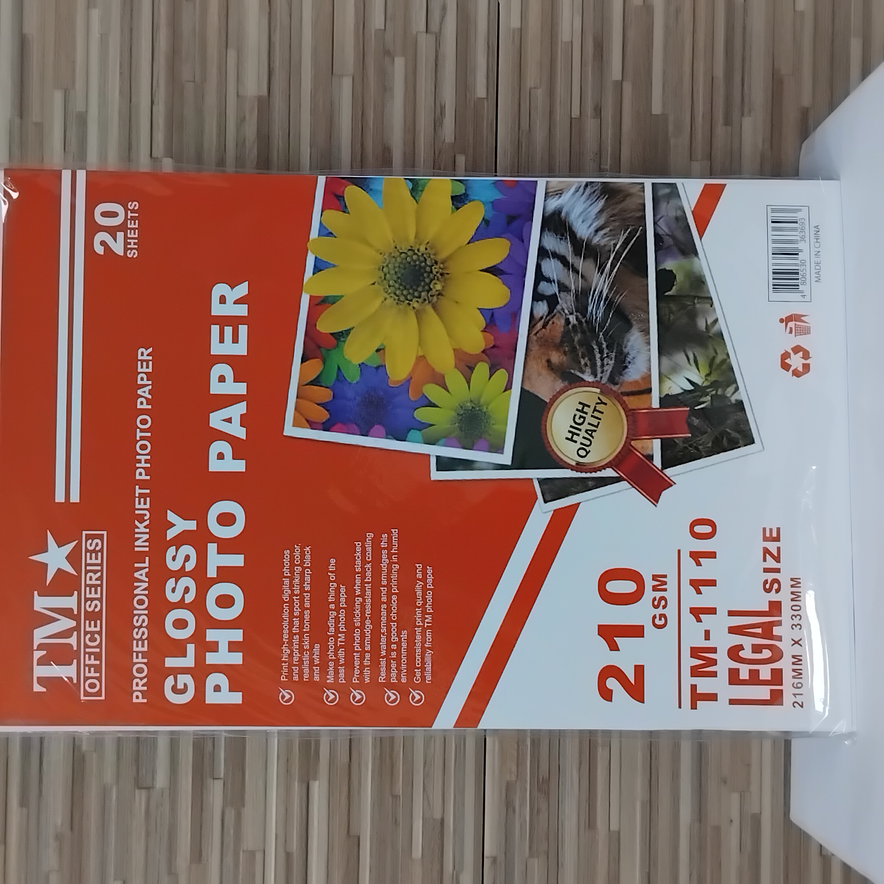 TM Glossy photo Paper / Legal 210gsm / A4 180gsm | Shopee Philippines