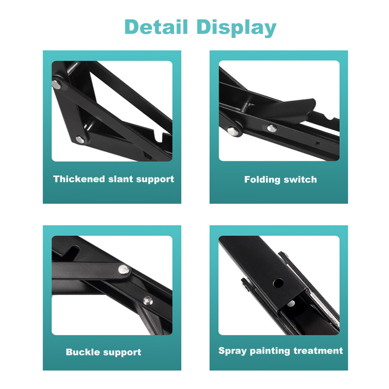 【2Pcs/Pair】Billy Folding Bracket Heavy Duty Upgrade Safer Bracket For ...