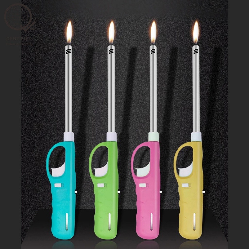 2 in 1 Kitchen Lighter Igniter Adjustable Refillable Outdoor BBQ ...