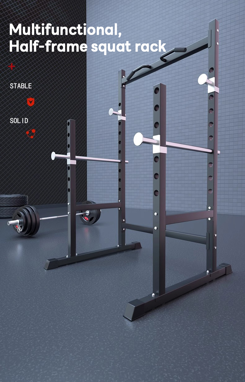 Frame squat rack Weight bench Bench press Barbell rack Pull-up bar ...