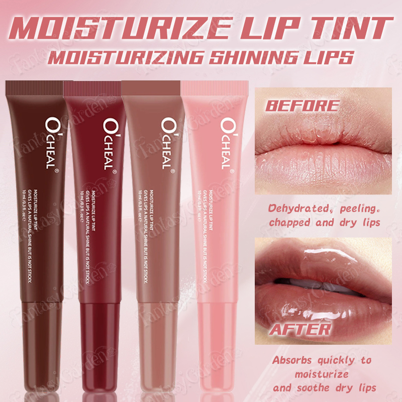 OCHEAL Water Light Dudu Lipstick Mirror Liquid Lip Gloss Lip Rich Lip ...