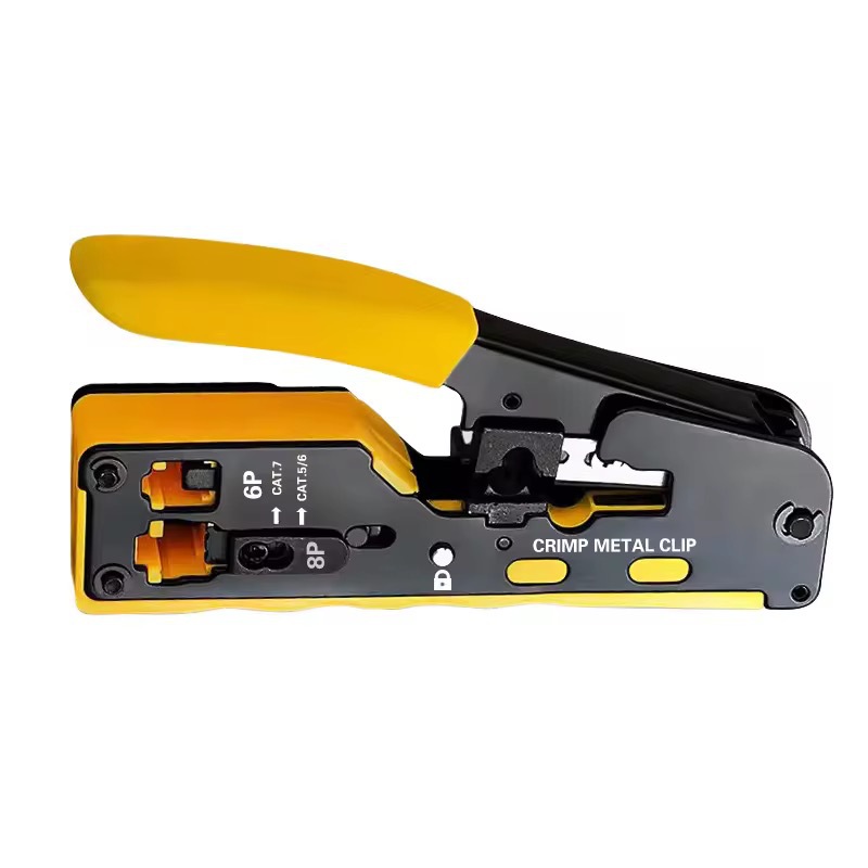 CAT6 CAT5 CAT5E CAT7 8P8C RJ45 Ethernet Multifunctional Crimp Tool ...