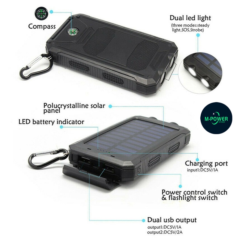 Philips Solar powerbank 150000mAh heavy duty USB Fast Charging outdoors ...
