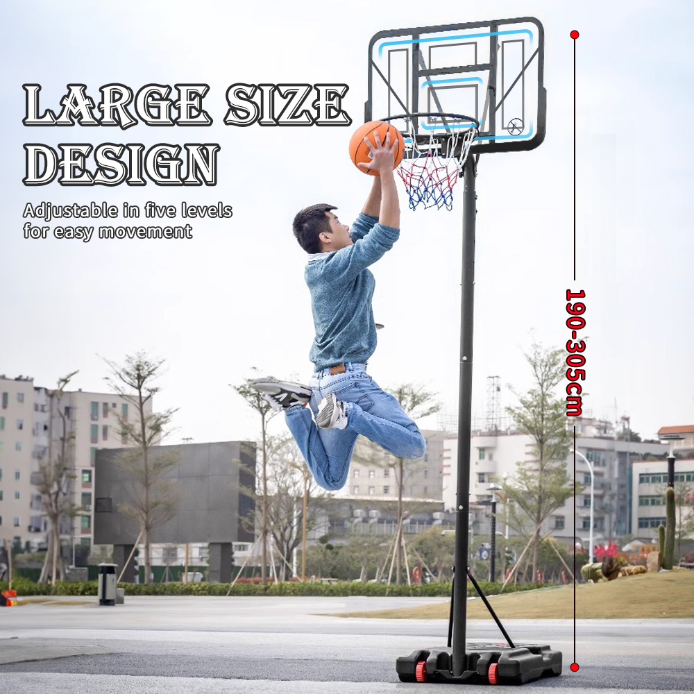 Adult standard basketball hoop 10ft Indoor and outdoor basketball court ...