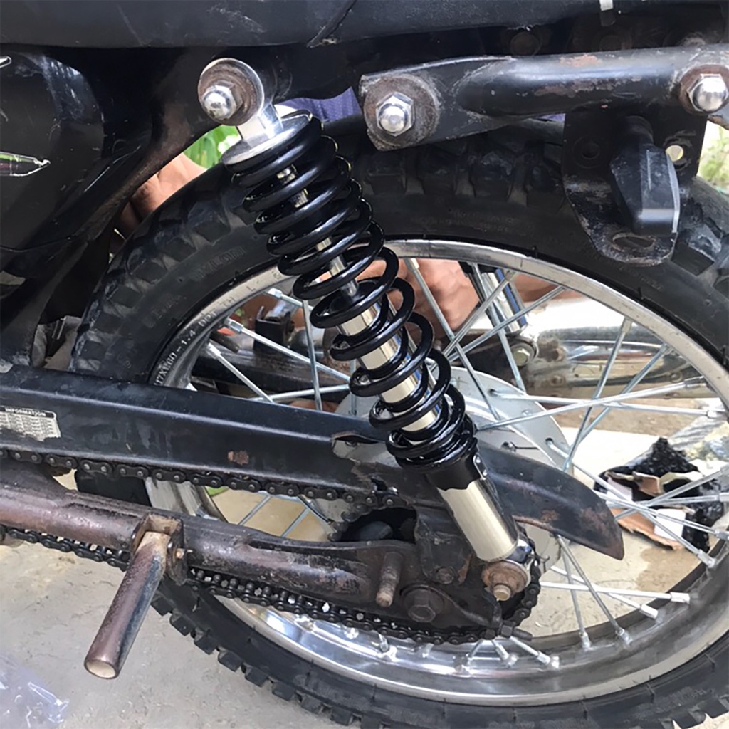 2PCS Motorcycle Rear Shock 310mm Wave 100/110i/125 Xrm 110/125 Tmx 125 ...