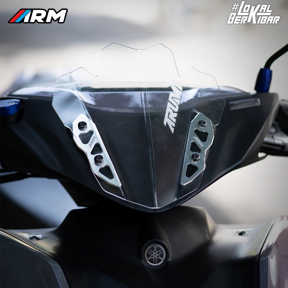 ARM Full CNC Garnish Windshield Yamaha NAMAX V1/NAMAX V2/AEROX/ADV 150/ ...