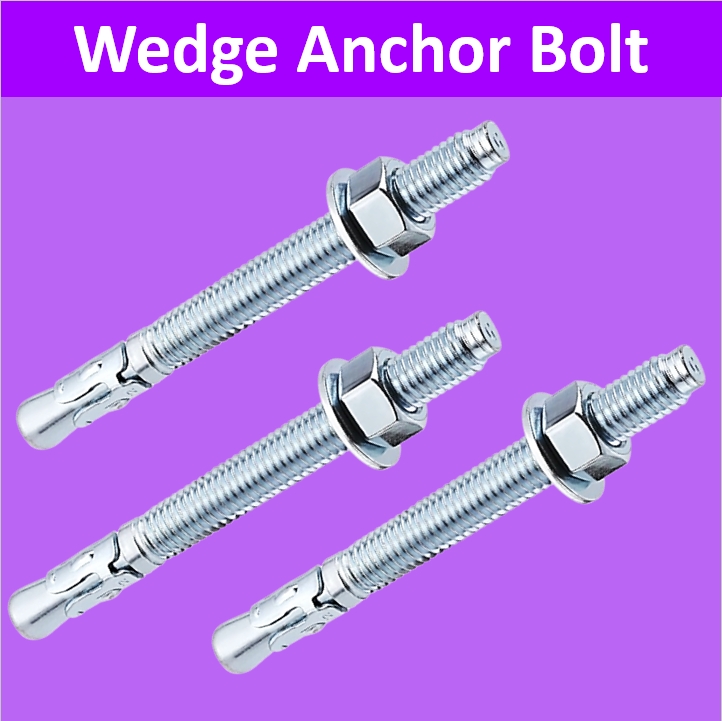Mago 6-8-10mm Wedge Anchor Bolt Concrete Anchor Bolt Heavy Duty ...