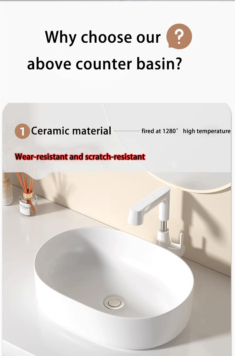 Ceramic Counter and Wall Lavatory Basin Lavatory Ceramic Basin ...