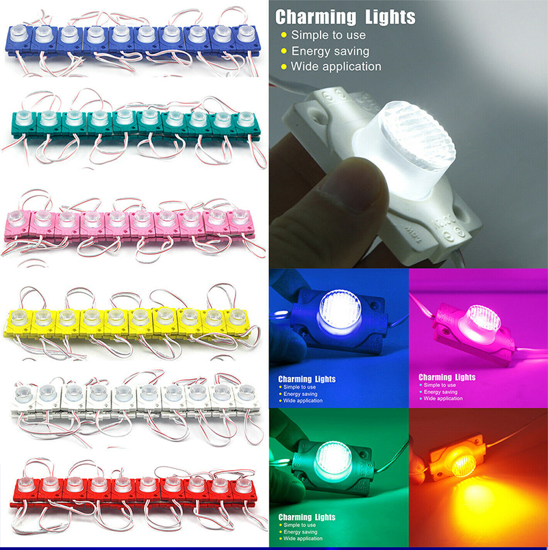 10PCS 1 Led Module Light 12V For Motorcycle & Car, Round Module Led ...