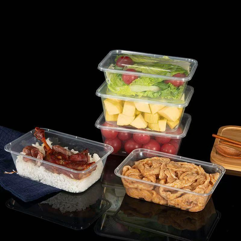50pcs Food Container Microwave Oven Safe Lunch Box Large Capacity ...