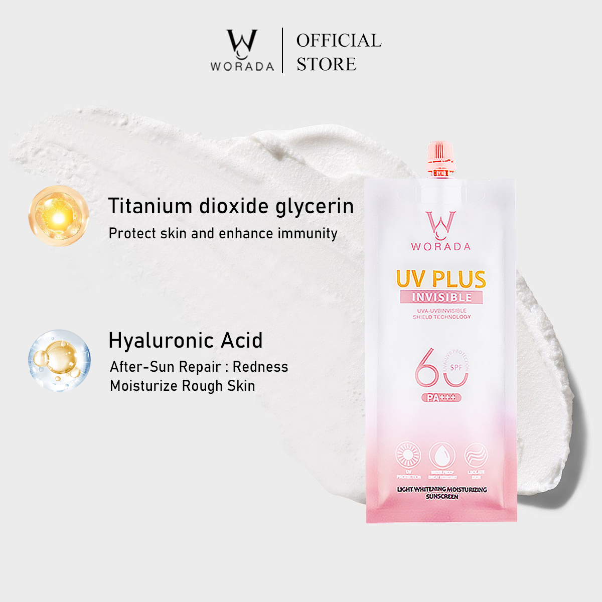 WORADA SPF60+ PA+++ Sunscreen & Body Lotion Set | Moisturizing ...