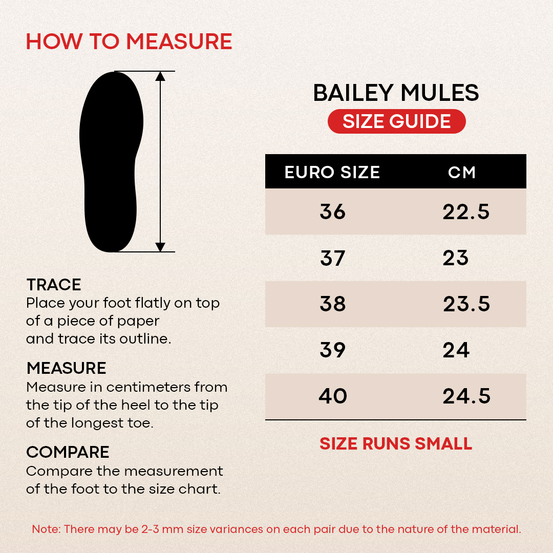 CLN 24D-Bailey Mules | Shopee Philippines