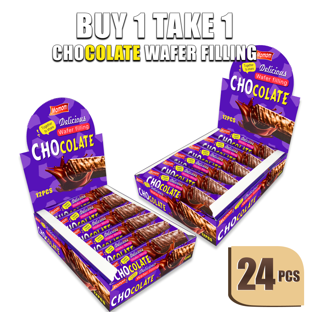 Momom Food Chocolate Wafer Filling, Smooth & Decadent Experience (Set ...