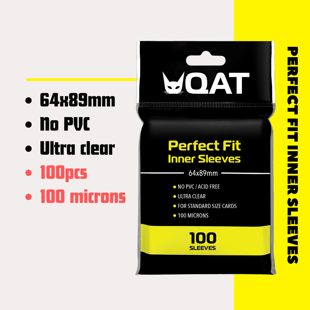 [QAT] Perfect fit inner sleeves for standard size cards (64x89mm ...