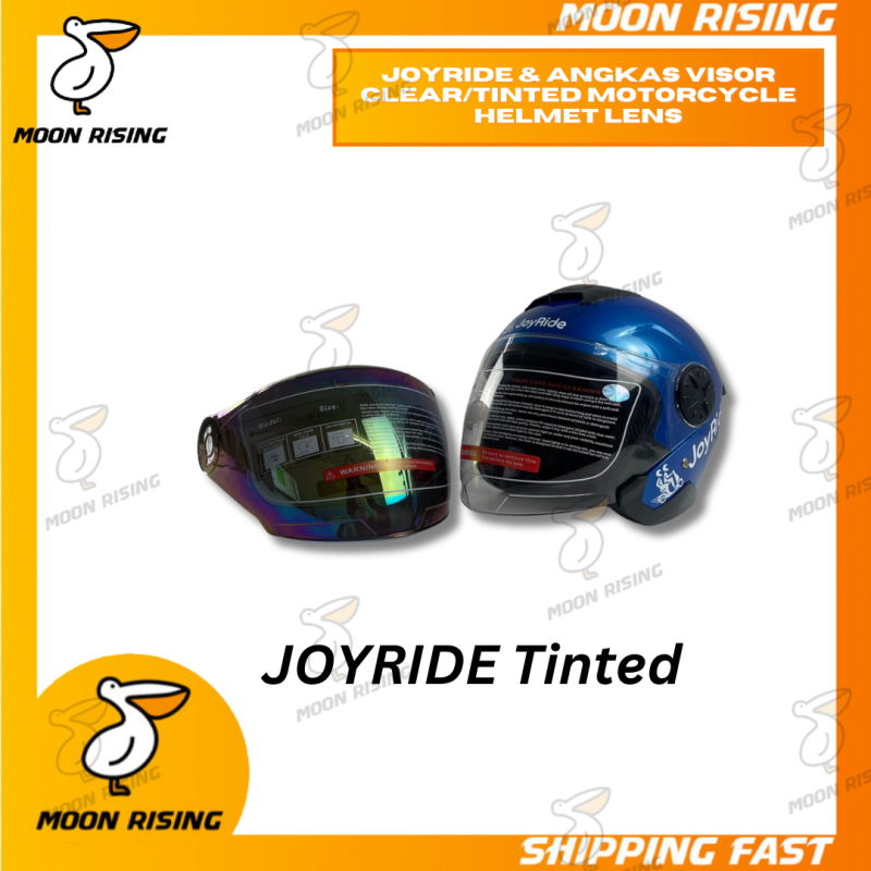 Visor helmet JOYRIDE & ANGKAS Visor Clear/Tinted Motorcycle Helmet Lens ...