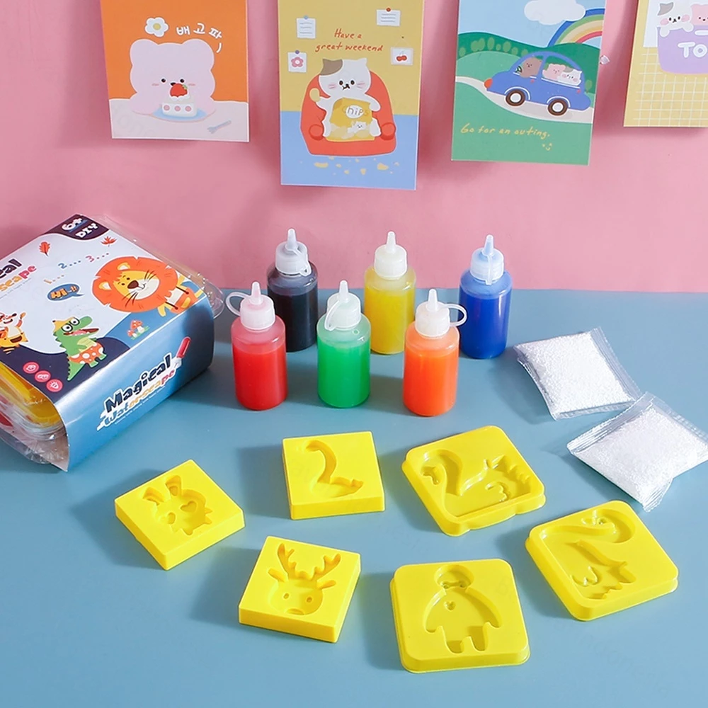 UNICO Kids DIY Magic Water Toy Children Handmade Craft Education Water ...
