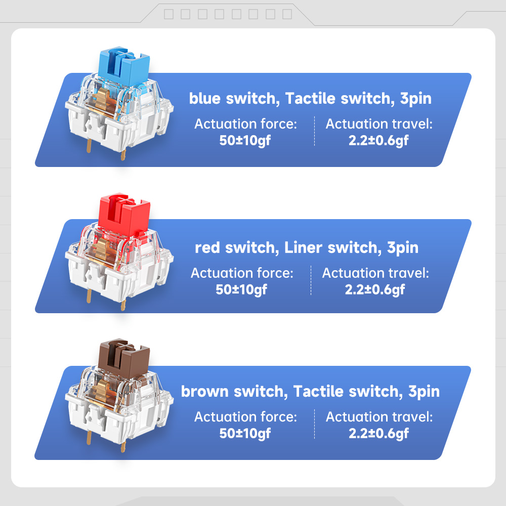 ZIFRIEND AG68 Gaming Keyboard Hotswap type-c wried 60% layout RGB ...