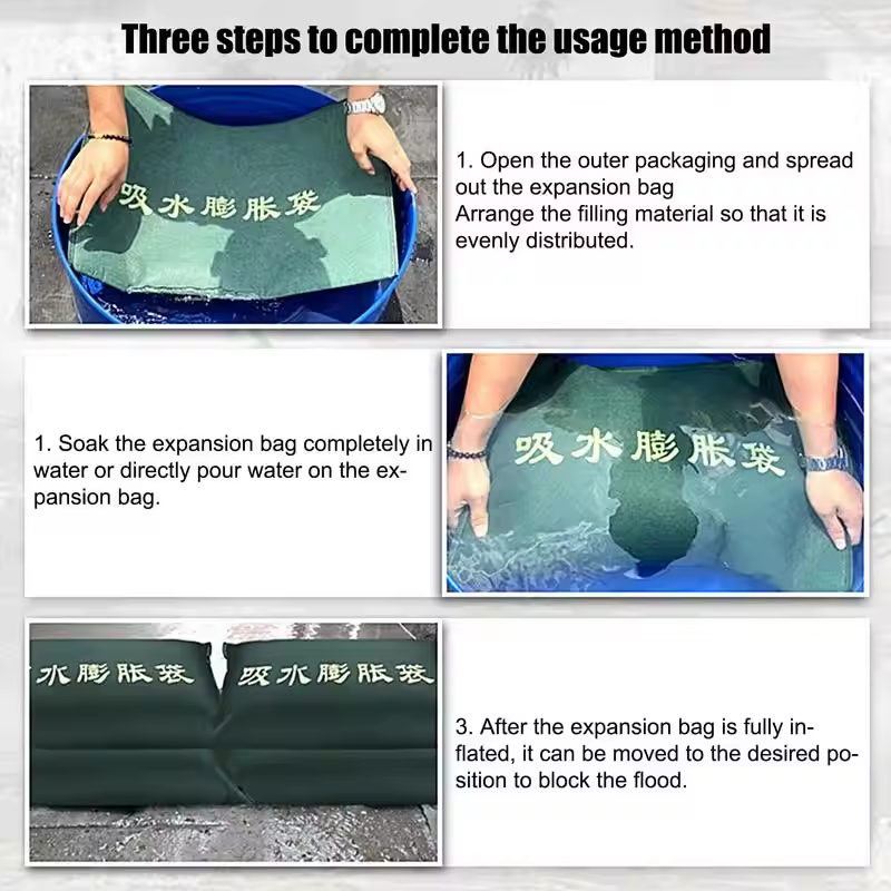 Flood Prevention Water Absorbing Expansion Bag Flood Prevention Special ...