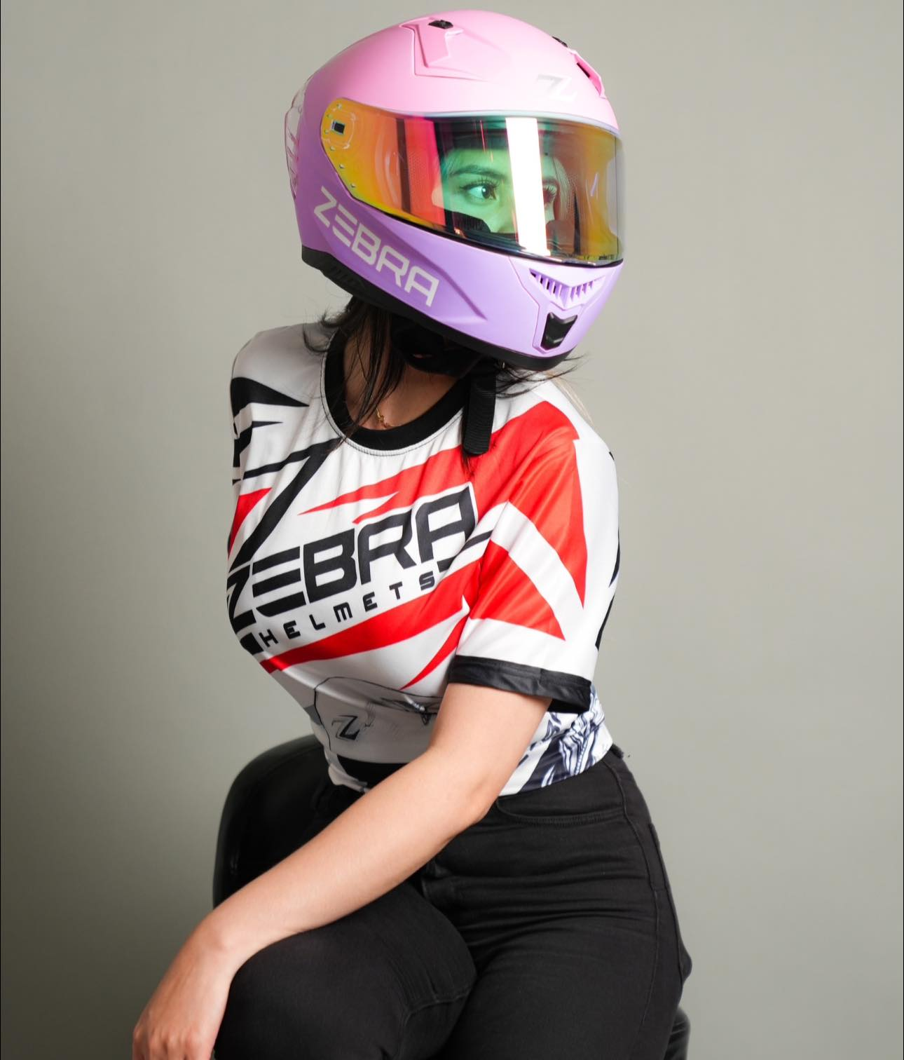 ZEBRA helmet full face motorcycle helmet dual visor for men women free ...