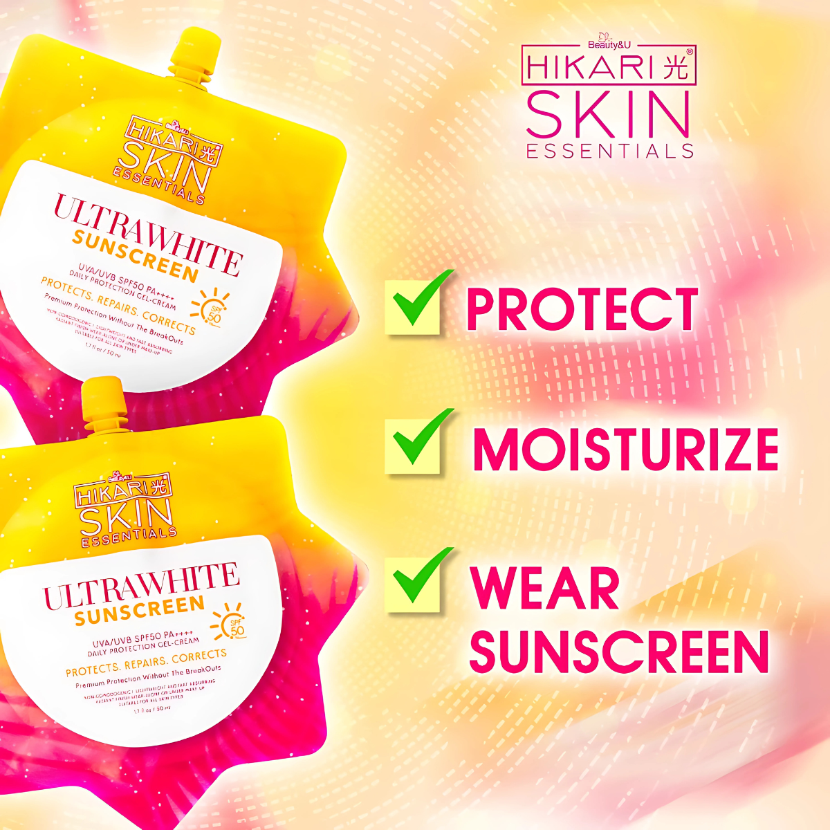 Ultra White Sunscreen - Buy 1 Take 1 - Whitening Wear Sun Screen ...