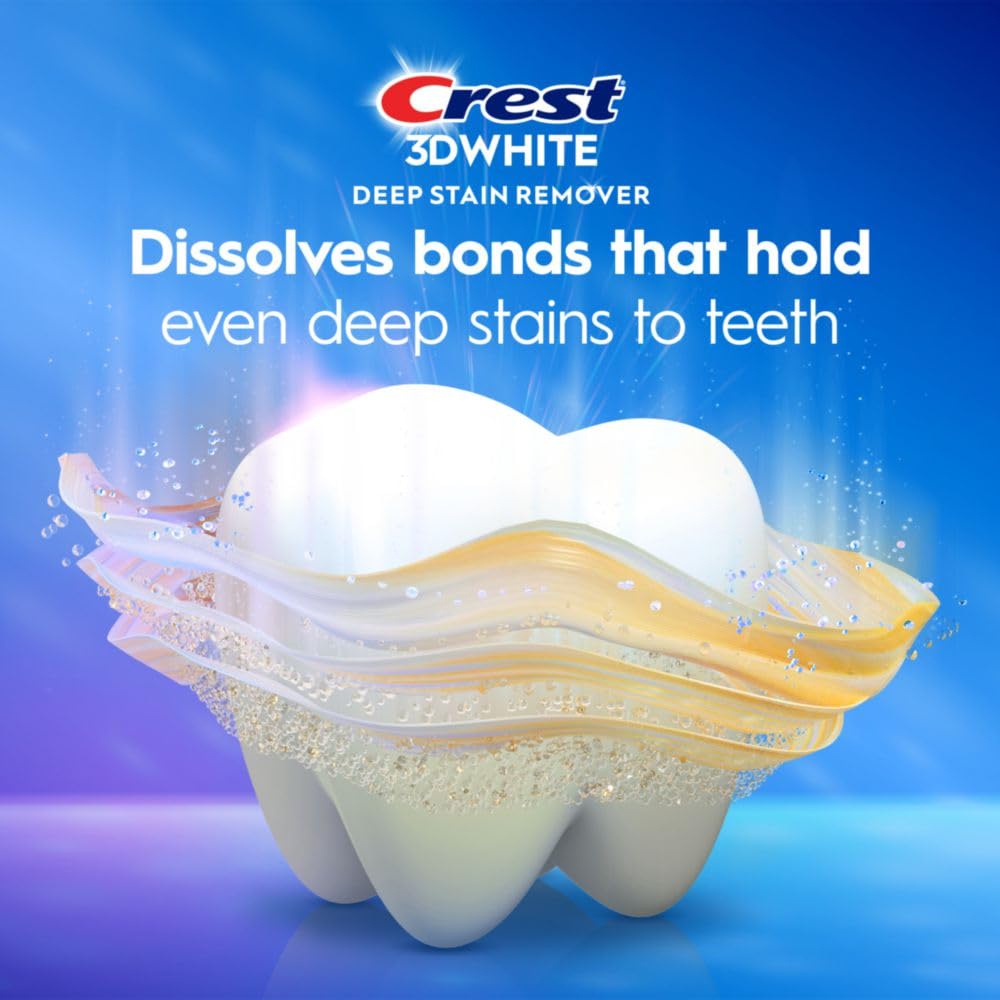 Crest 3DWhite Brilliance Deep Stain Remover Brilliant White Toothpaste ...