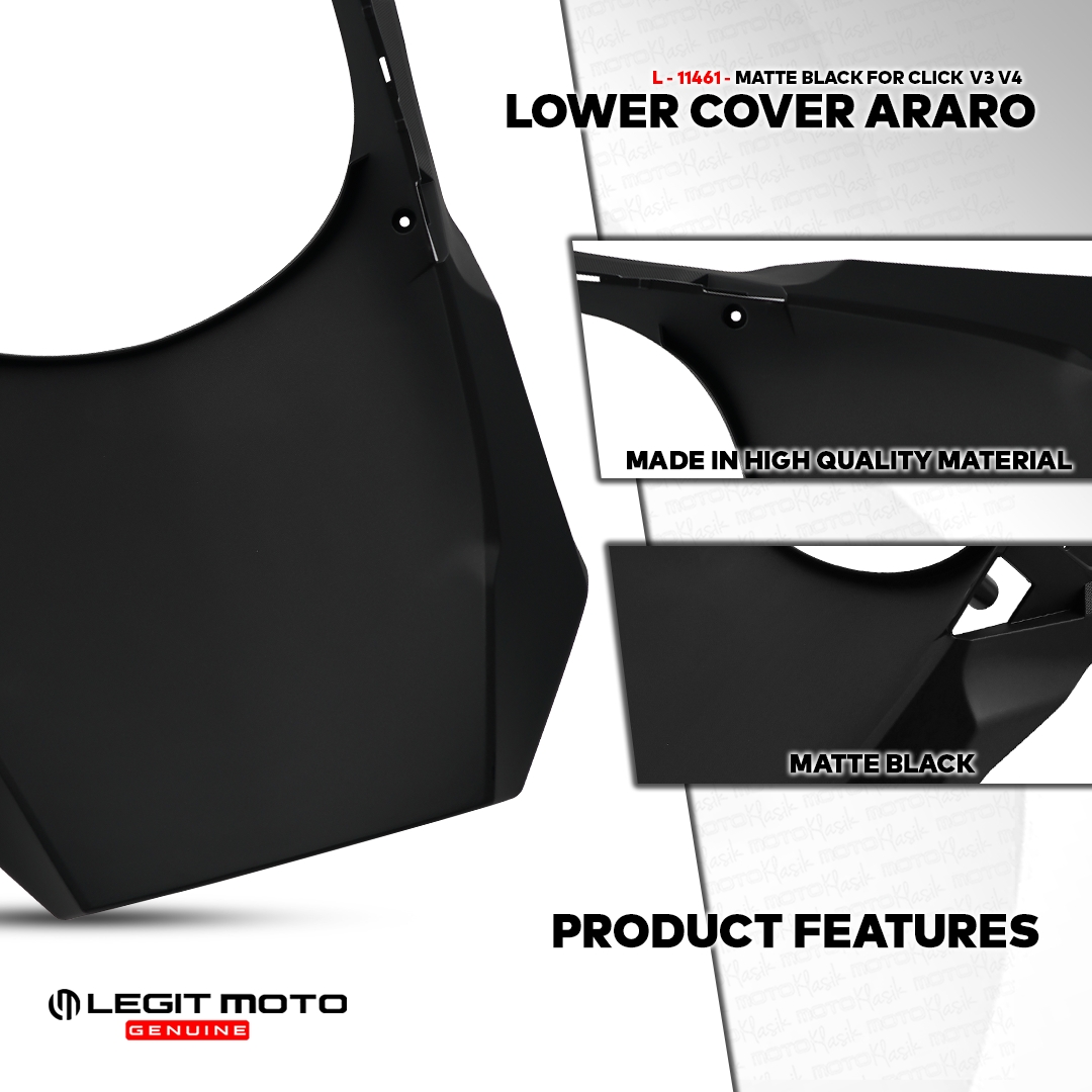 LEGITMOTO GENUINE HONDA CLICK V3 / V4 LOWER COVER ARARO L-11461 MATTE ...